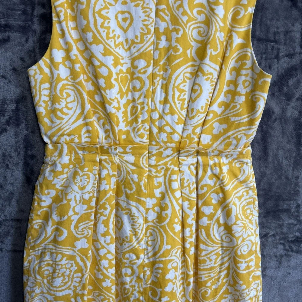Eliza J | Dresses | Eliza J Dress Womens 6 Yellow Floral Tea Party ...